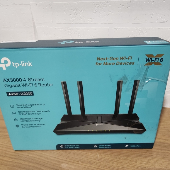 Other | Tplink Archer Ax5 Ax3000 Dual Band Gigabit Wifi 6 Router | Poshmark